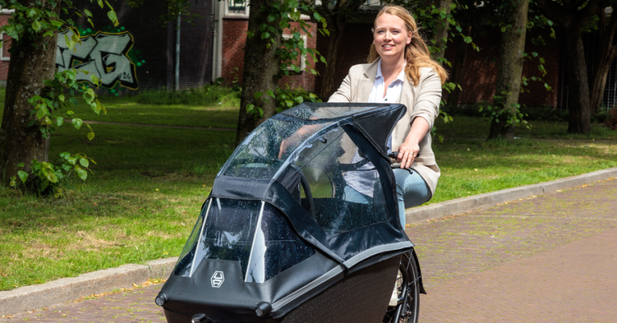 Eva probeert een bakfiets: 'Met een bakfiets heb ik meer vrijheid ...